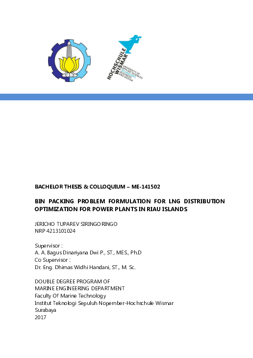 (PDF) Bin Packing Problem Formulation for LNG Distribution Optimization ...