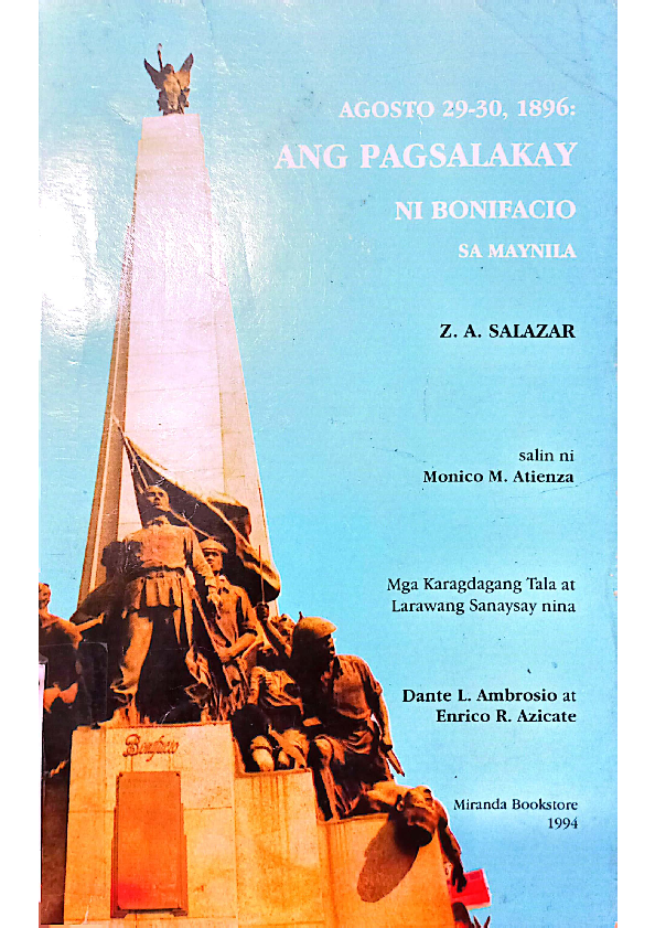 (PDF) August 29-30, 1896: Bonifacio's Battle for Maynila