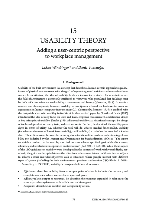 (PDF) Usability theory