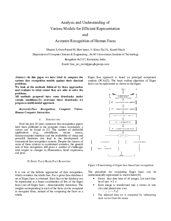 (PDF) Analysis and Understanding of Various Models for Efficient ...