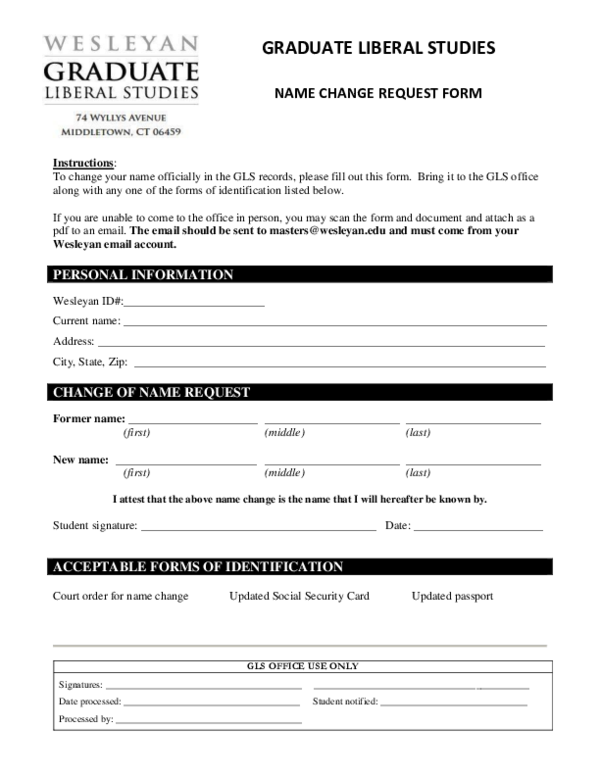 (PDF) Graduate Liberal Studies