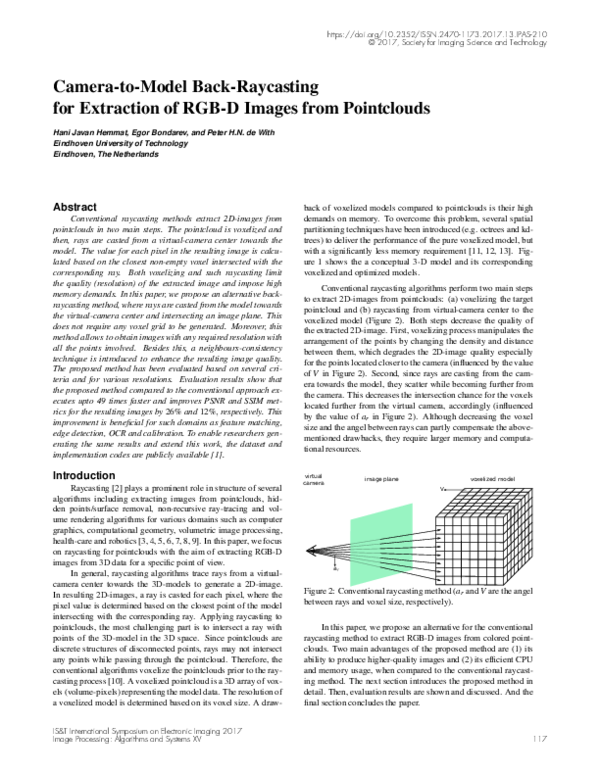 (PDF) Camera-to-Model Back-Raycasting for Extraction of RGB-D Images ...