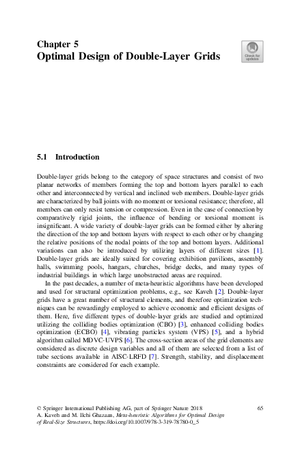 (PDF) Optimal Design of Double-Layer Grids