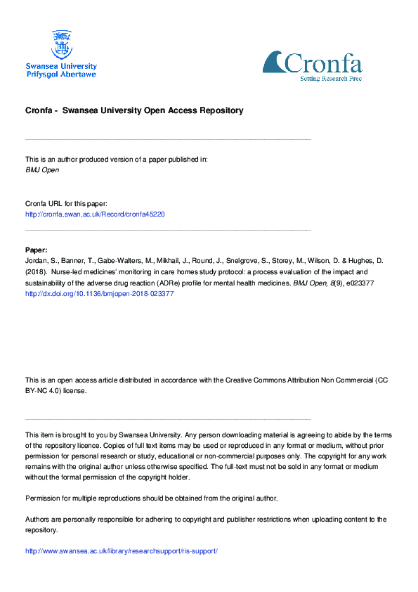 (PDF) Nurse-led medicines’ monitoring in care homes study protocol: a ...