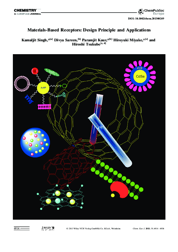 (PDF) Materials-Based Receptors: Design Principle and Applications