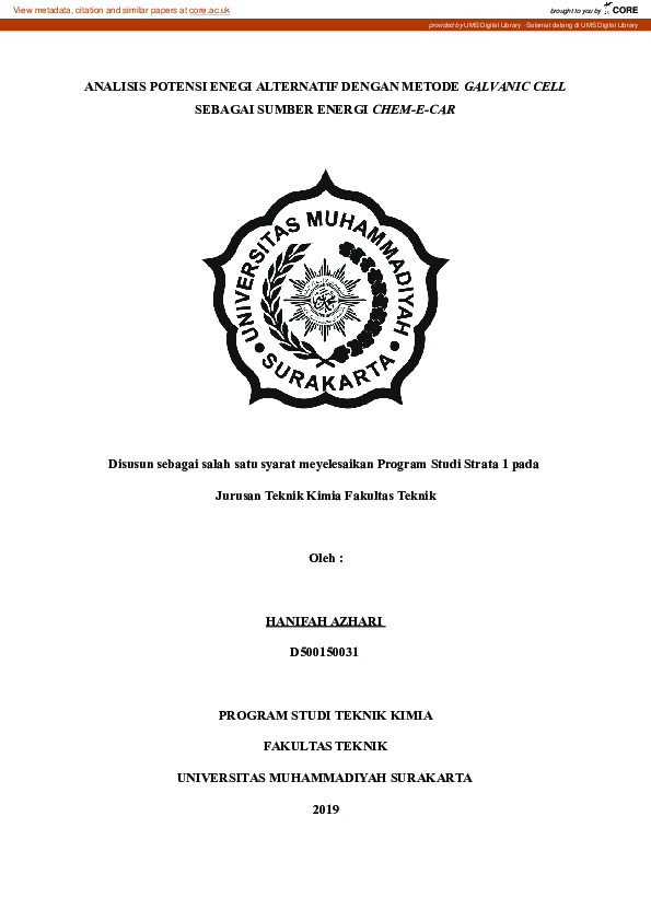 (PDF) Analisis potensi energi alternatif dengan metode galvanic cell ...