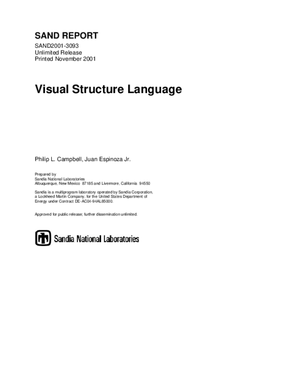 (PDF) Visual Structure Language