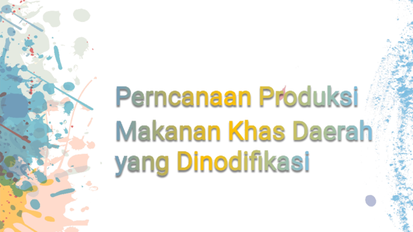 (PPT) Presentasi Produk dan kemasan Makanan