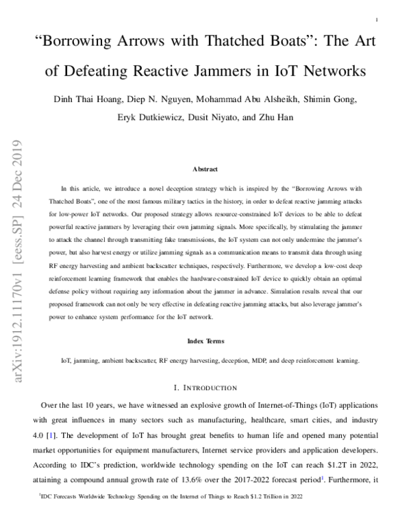 (PDF) Borrowing Arrows with Thatched Boats": The Art of Defeating ...