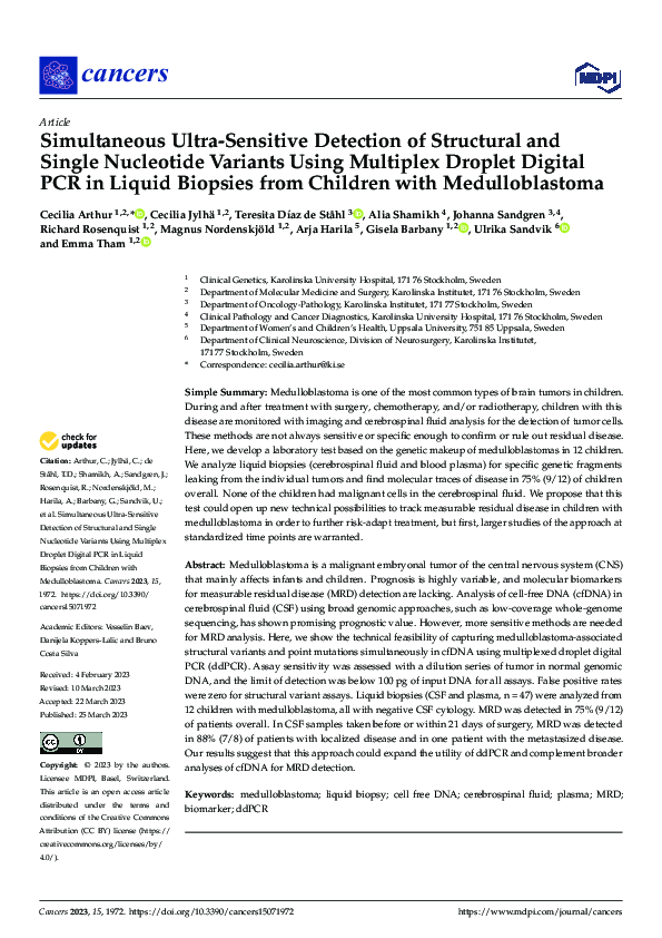 Pdf Simultaneous Ultra Sensitive Detection Of Structural And Single