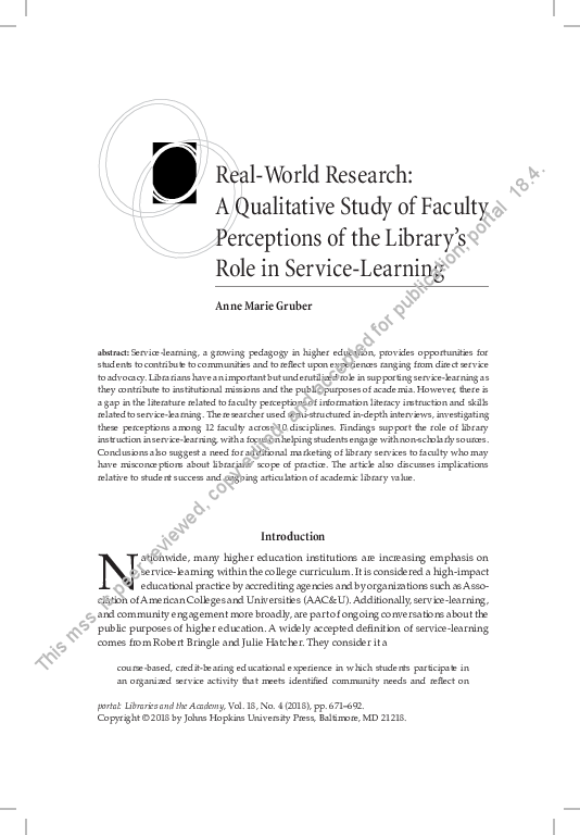 (PDF) Real-World Research: A Qualitative Study of Faculty Perceptions ...