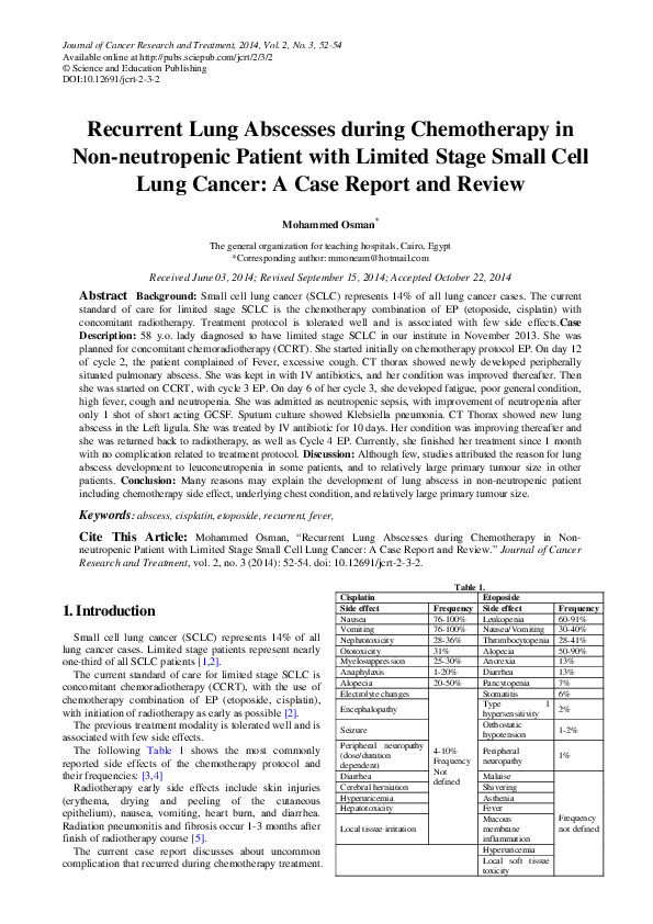 (PDF) Chemotherapy for a Patient with Advanced Non-Small-Cell Lung ...
