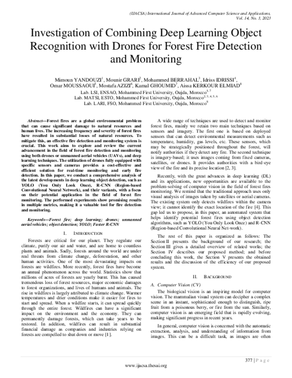 Pdf Investigation Of Combining Deep Learning Object Recognition With