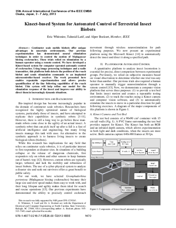 (PDF) Kinect-based system for automated control of terrestrial insect ...