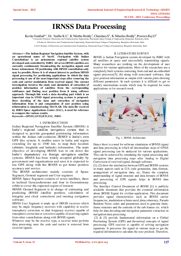 (PDF) IRNSS Data Processing
