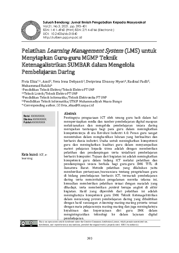 (PDF) Pelatihan Learning Management System (LMS) untuk Menyiapkan Guru-guru MGMP Teknik ...