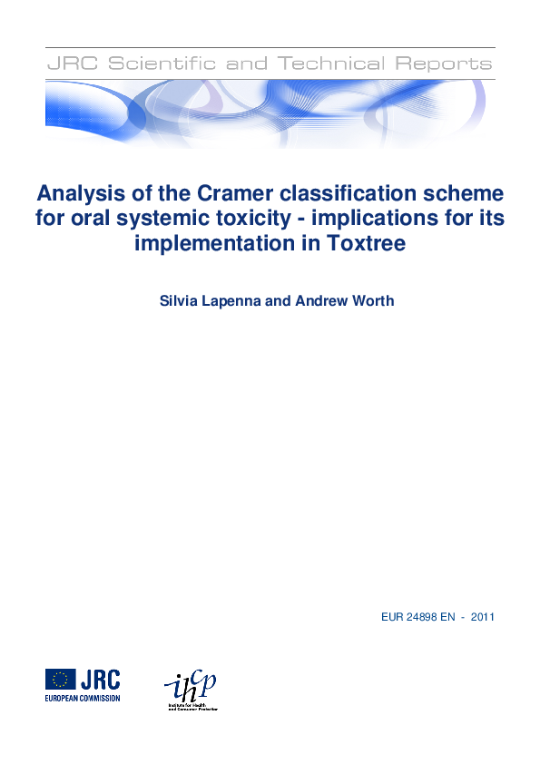 (PDF) Analysis of the Cramer classification scheme for oral systemic ...