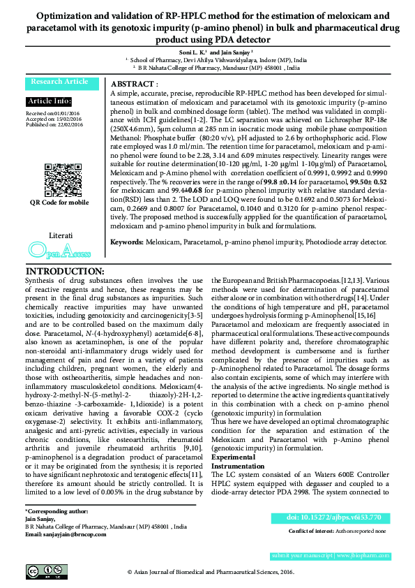 (PDF) Development and Validation of Stability Indicating RP-HPLC Method for Simultaneous ...