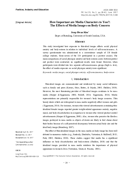 (PDF) How Important are Media Characters to You?: The Effects of Media ...