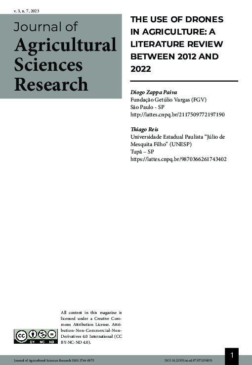 (PDF) THE USE OF DRONES IN AGRICULTURE: A LITERATURE REVIEW BETWEEN ...