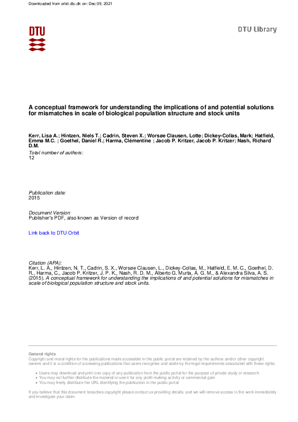 (PDF) A conceptual framework for understanding the implications of and ...