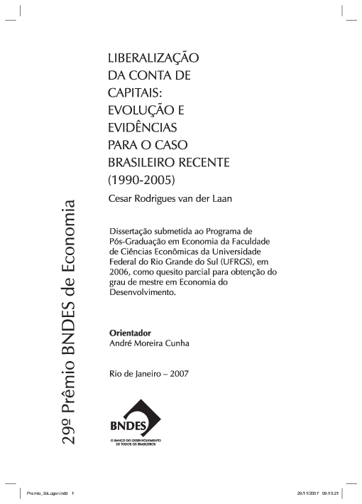 (PDF) Liberalização da conta de capitais : evolução e evidências para o ...