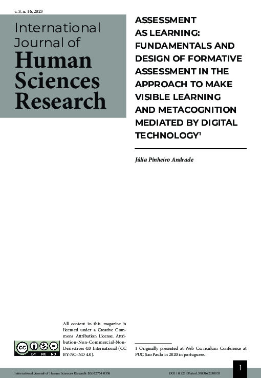 (PDF) ASSESSMENT AS LEARNING: FUNDAMENTALS AND DESIGN OF FORMATIVE ASSESSMENT IN THE APPROACH TO ...