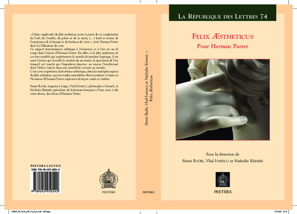 (PDF) FELIX AESTHETICUS. Pour Herman Parret, eds. Sémir Badir, Vlad ...
