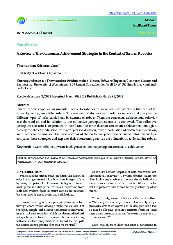 (PDF) A Review of the Consensus Achievement Strategies in the Context ...