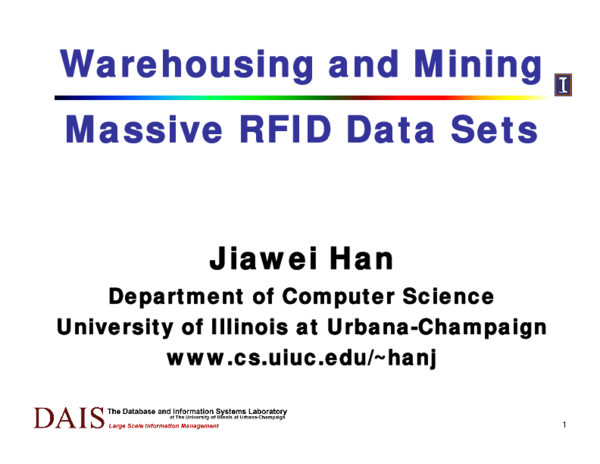 (PDF) Warehousing and Mining Massive RFID Data Sets | Hector Gonzalez - Academia.edu