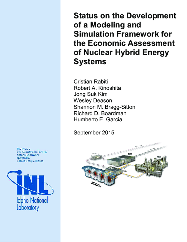(PDF) Status on the Development of a Modeling and Simulation Framework ...