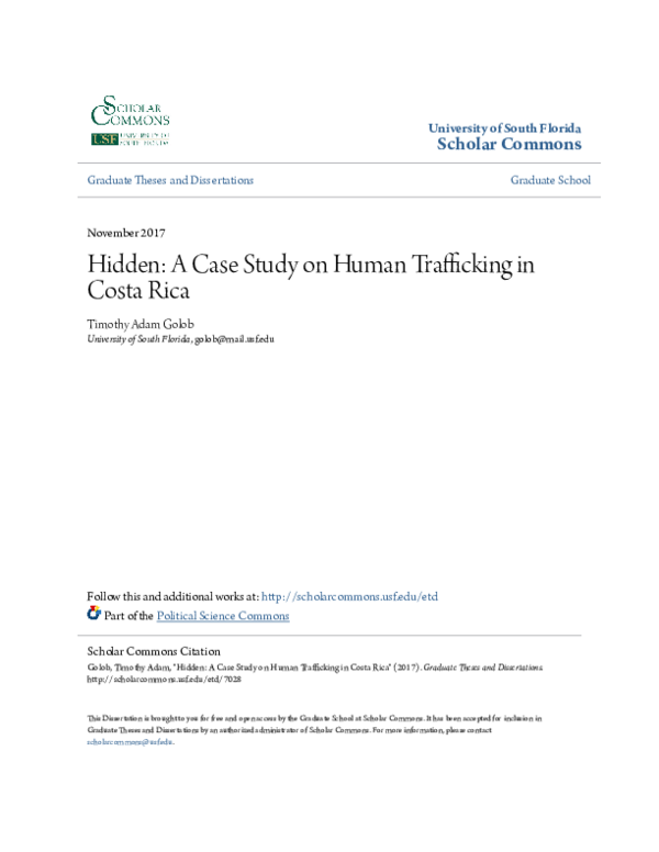 (PDF) Hidden: A Case Study on Human Trafficking in Costa Rica