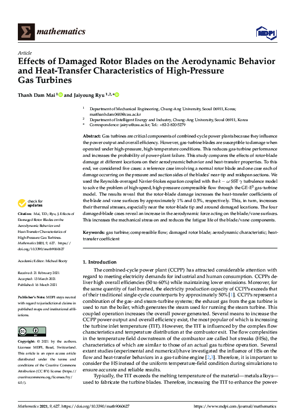 (PDF) Effects of Damaged Rotor Blades on the Aerodynamic Behavior and ...