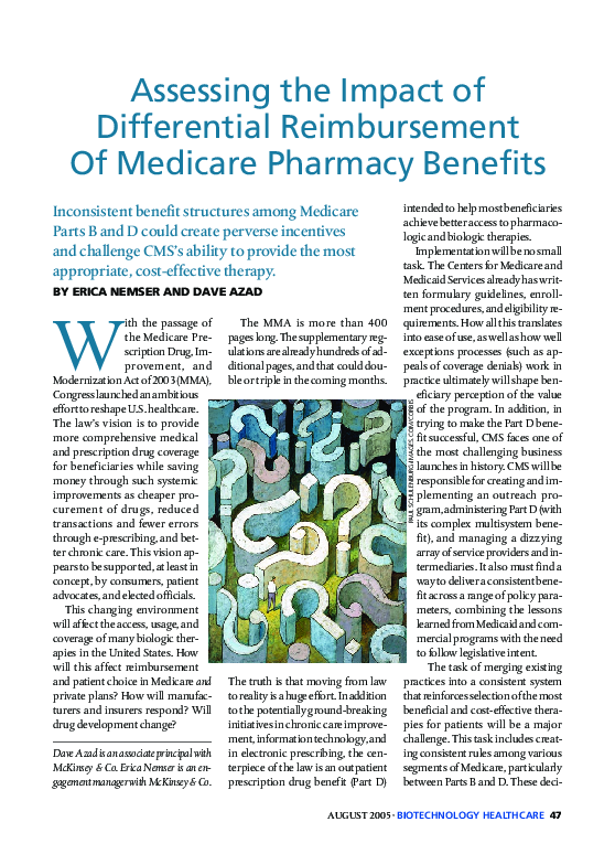 (PDF) Assessing the impact of differential reimbursement of medicare ...