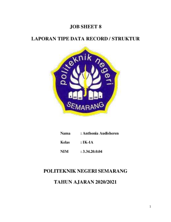 (PDF) TIPE DATA RECORD / STRUKTUR | Ath Sheren - Academia.edu