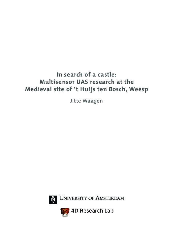 (PDF) In search of a castle: Multisensor UAS research at the Medieval ...