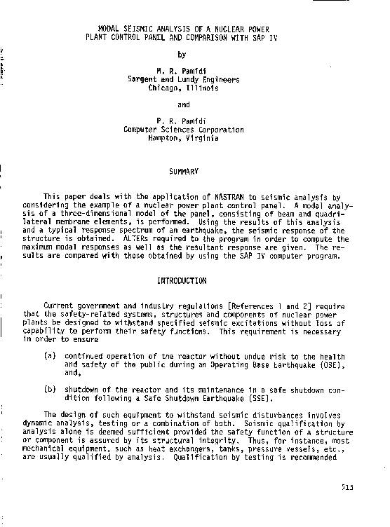 (PDF) Modal seismic analysis of a nuclear power plant control panel and ...