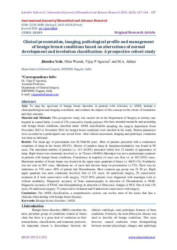 (PDF) Clinical presentation, imaging, pathological profile and ...