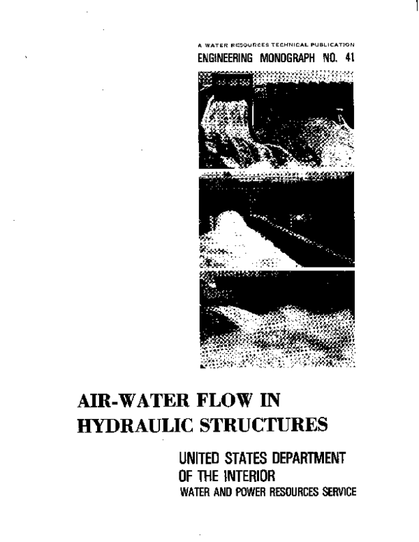 (PDF) Air-water flow in hydraulic structures
