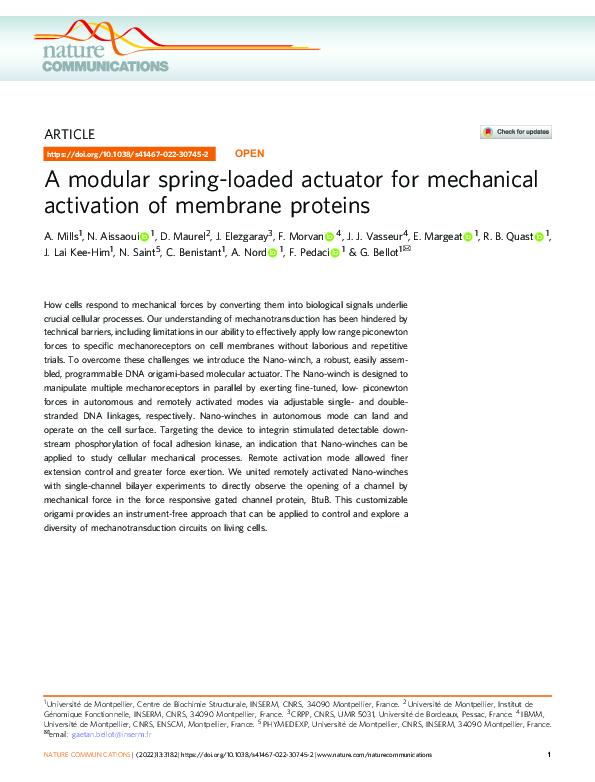 (PDF) A modular spring-loaded actuator for mechanical activation of ...