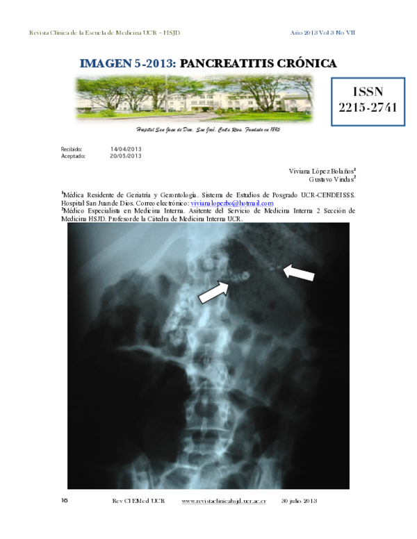(PDF) Pancreatitis Crónica