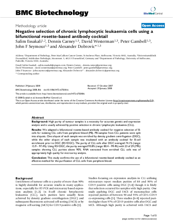 (PDF) BMC Biotechnology BioMed Central Methodology article