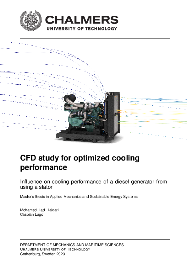(PDF) CFD study for optimized cooling performance