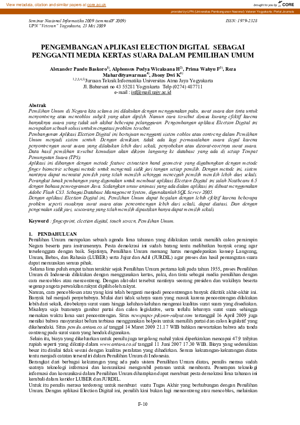 (PDF) Pengembangan Aplikasi Election Digital Sebagai Pengganti Media ...
