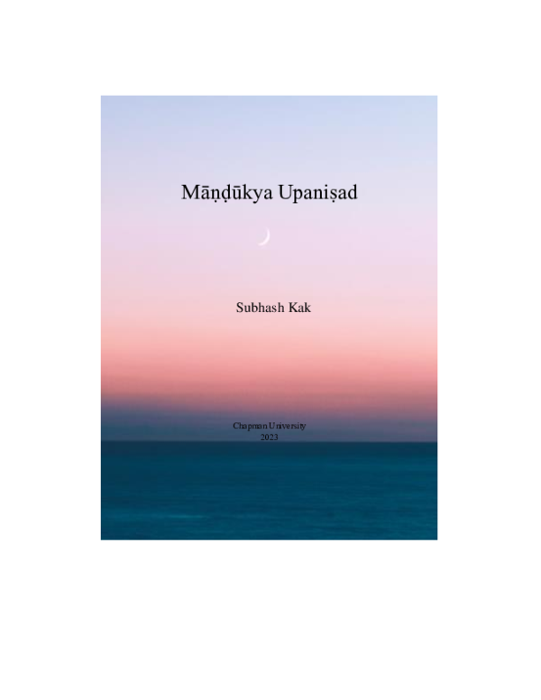 (PDF) Mandukya Upanishad