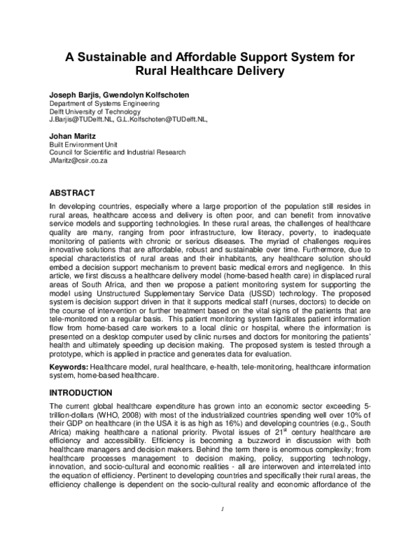 (PDF) Built Environment Unit