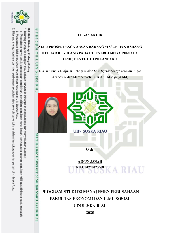 (PDF) Alur Proses Pengawasan Barang Masuk Dan Barang Keluar DI Gudang ...