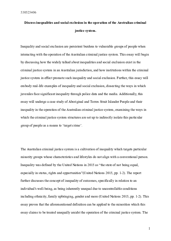 (PDF) Inequality in the criminal justice system | Kristina Kaihea ...