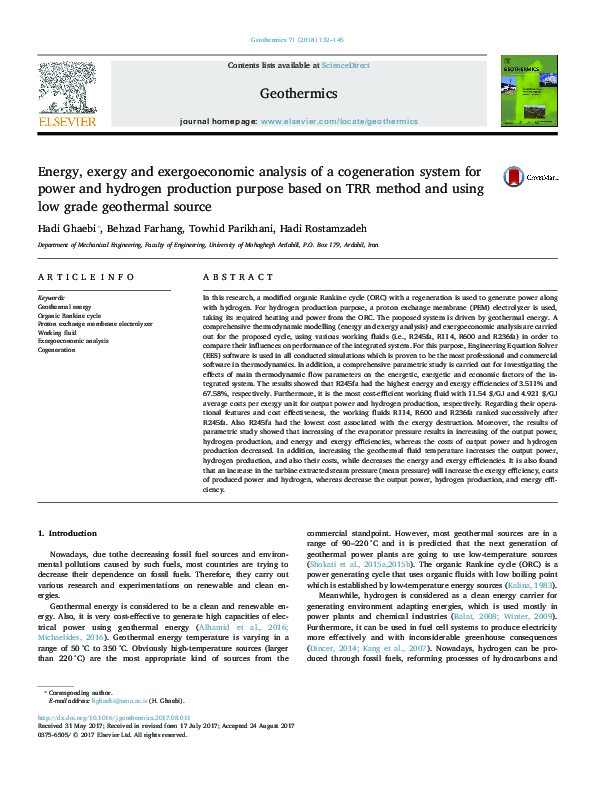 (PDF) Energy, exergy and exergoeconomic analysis of a cogeneration ...