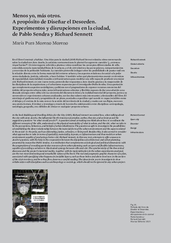 (PDF) Menos yo, más otros. A propósito de diseñar el desorden ...